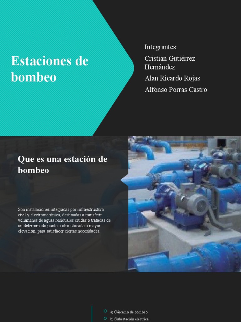 Estaciones de Bombeo | PDF | Bomba | Subestacion electrica
