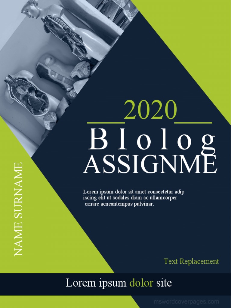 Biology Assignment Cover Page 4 | PDF