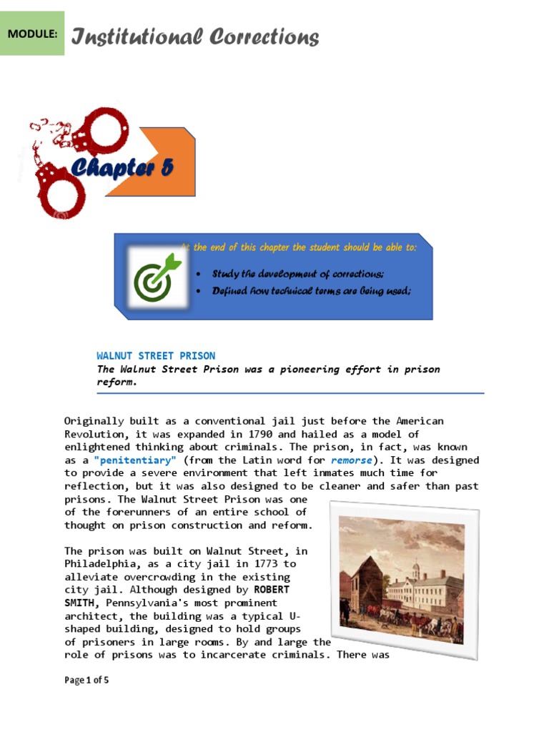History of Walnut Street Prison | PDF | Prison | Punishments