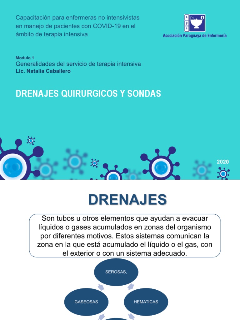 Drenajes PDF | PDF | Lesión | Especialidades Medicas