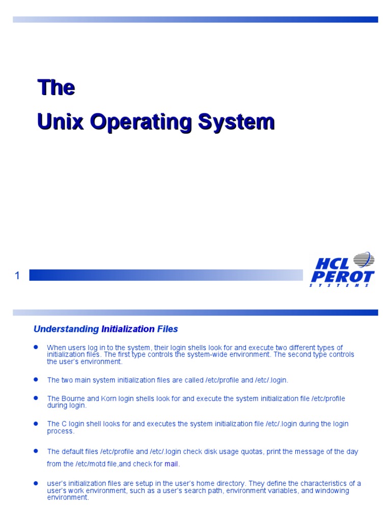 Introduction To Unix | PDF | Command Line Interface | Computer File