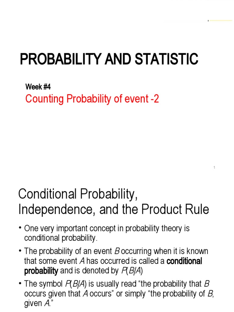 5 - Counting Probability of Event Part2 | PDF | Probability ...