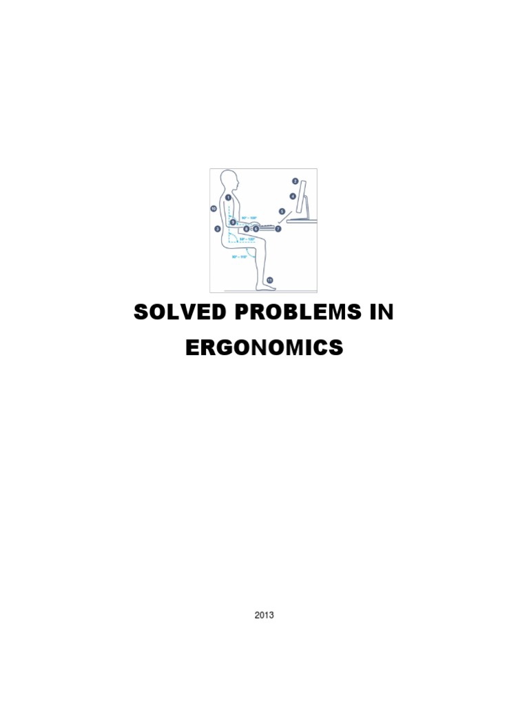 Solved Problems in Ergonomics | PDF | Decibel | Muscle
