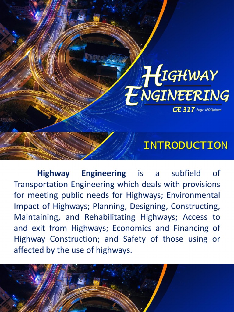Classification Systems for Highways: An Overview of Functional and ...