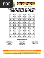 Sopa de Letras de Toma de Decisiones | PDF