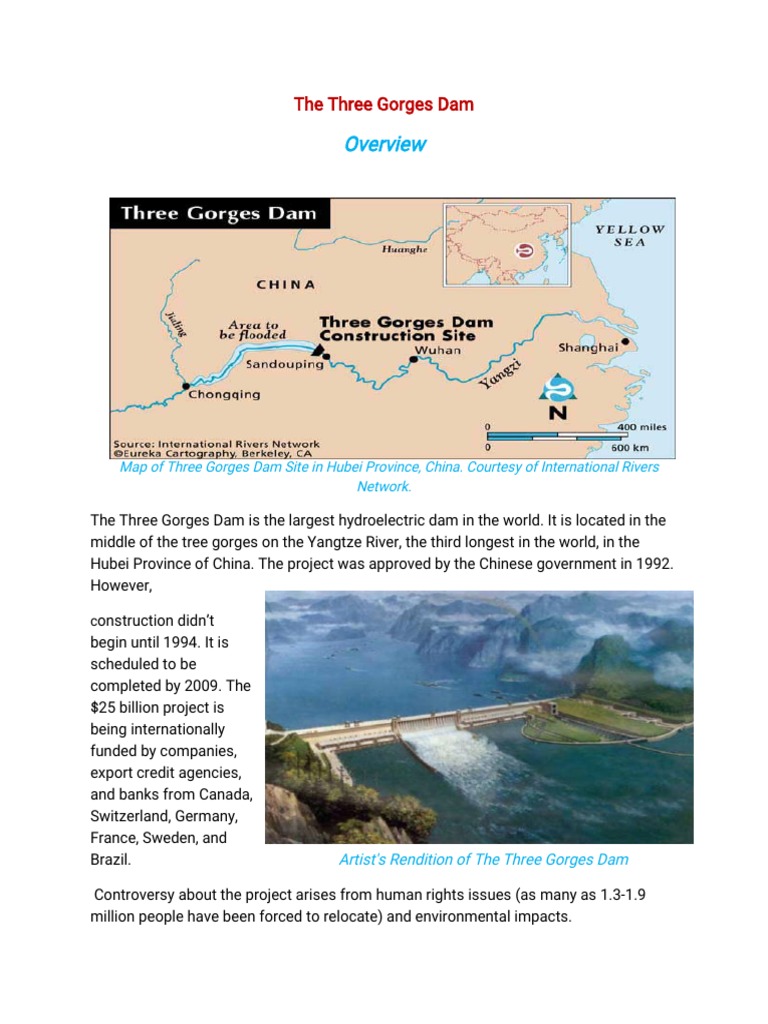 The Three Gorges Dam | PDF | Power (Physics) | Electric Power