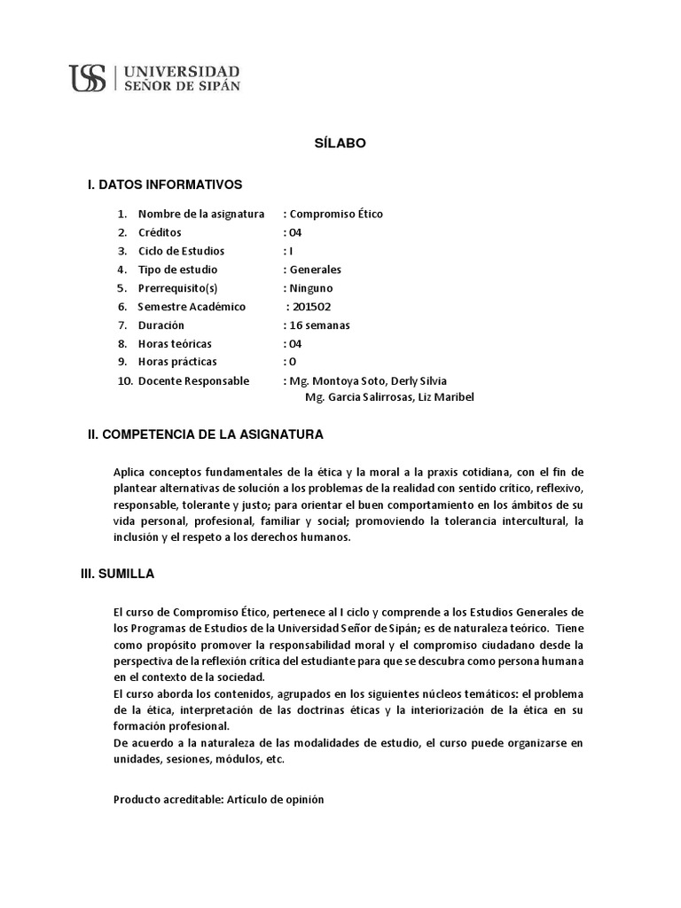 Compromiso Etico | PDF | Prueba (evaluación) | Moralidad