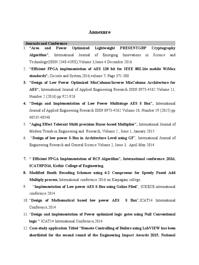 Annexure | PDF | Embedded System | Electronic Engineering