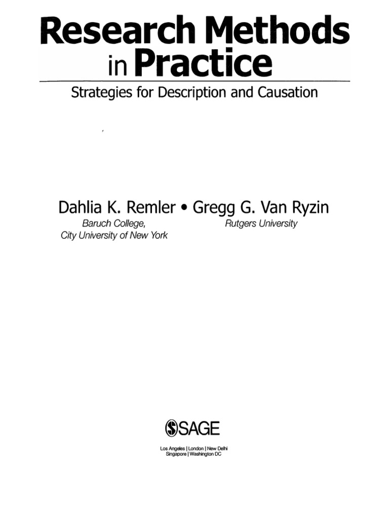 Research Methods Practice: 'Sage | PDF | Autism | No Child Left Behind Act