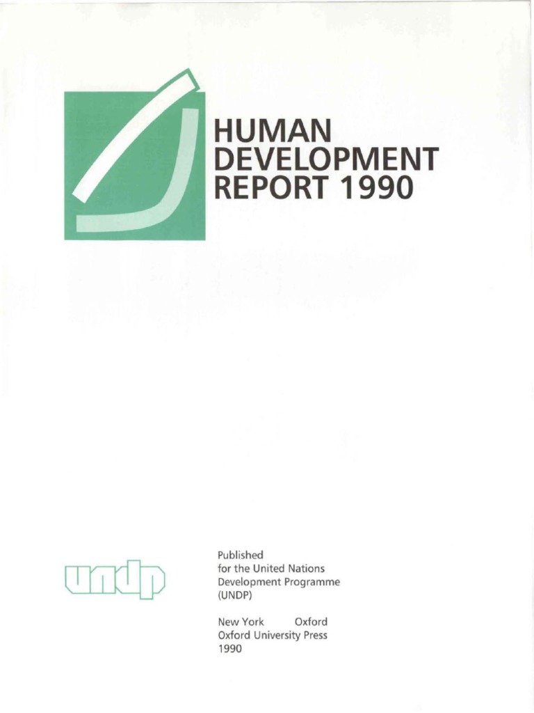 0403 Undp HDR 1990 | PDF | Gross Domestic Product | Gini Coefficient