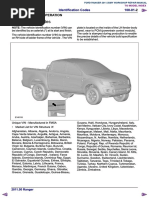Ford Ranger XLT Fault Codes | PDF | Ignition System | Throttle