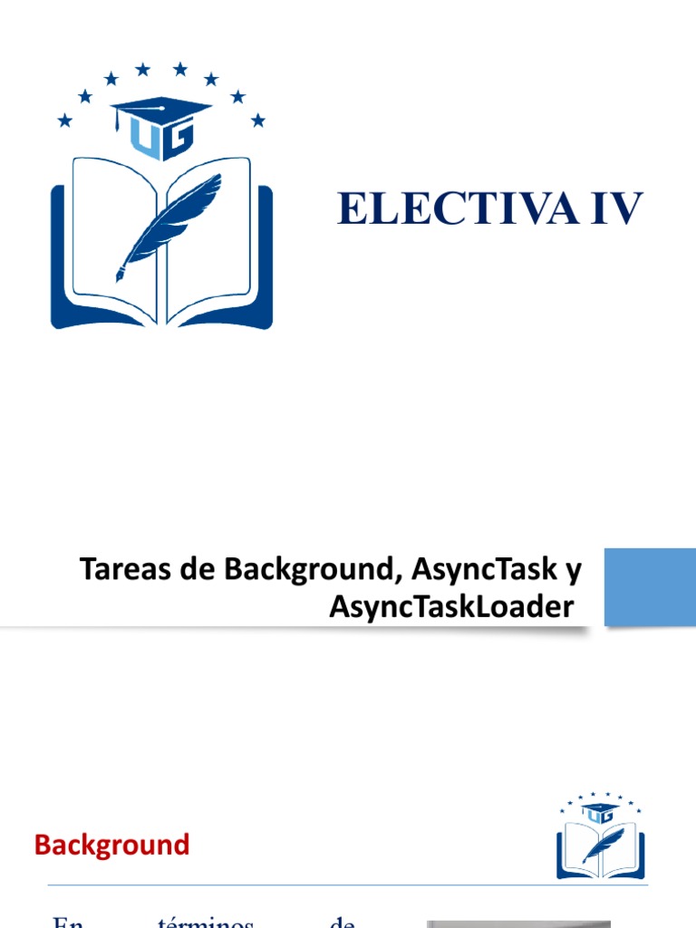 Tareas de Background AsyncTask y AsyncTaskLoader | PDF | Hilo ...