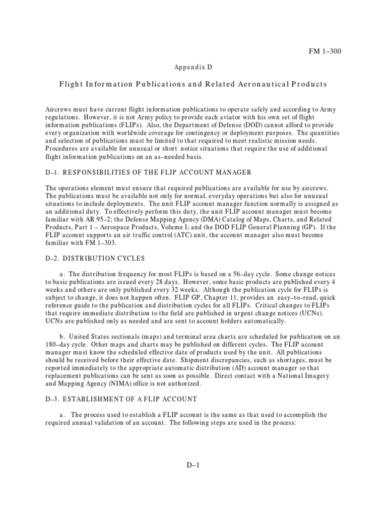 Flight Information Publications Setup Guide | PDF | Visual Flight Rules ...
