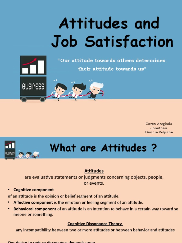 Attitude and Job Satisfaction | PDF | Attitude (Psychology) | Job ...