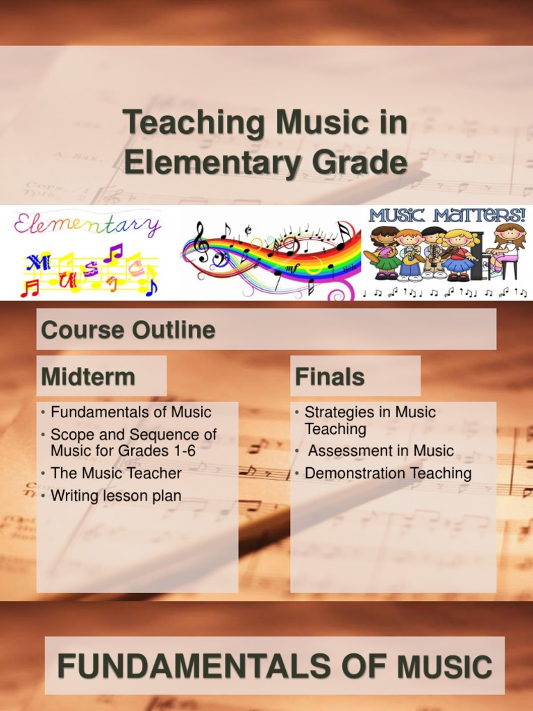 Teaching Music in Elementary Grade | PDF | Rhythm | Tempo