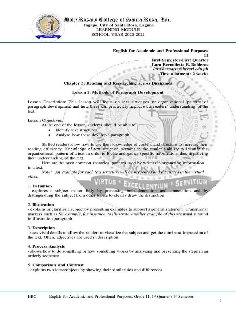 EAPP Modules 4 and 5 Quarter 1 | PDF | Thesis | Idea