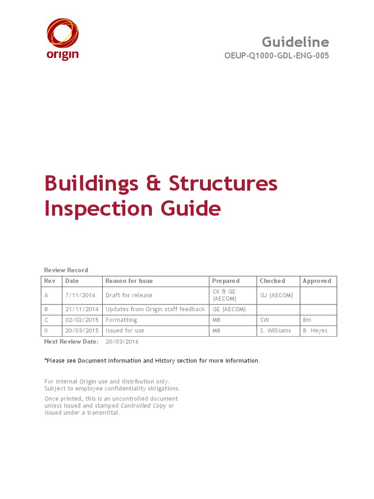 Buildings and Structures Inspection Guide | PDF | Plumbing | Document