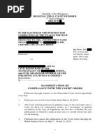 Court Manifestation for Joint Affidavit | PDF | Legal Procedure | Civil ...