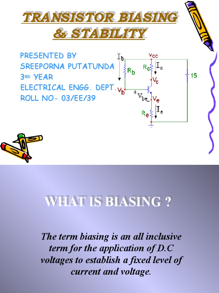 TRANSISTOR BIASING - Old | PDF