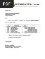 Request Letter (Denr) | PDF | Home & Garden