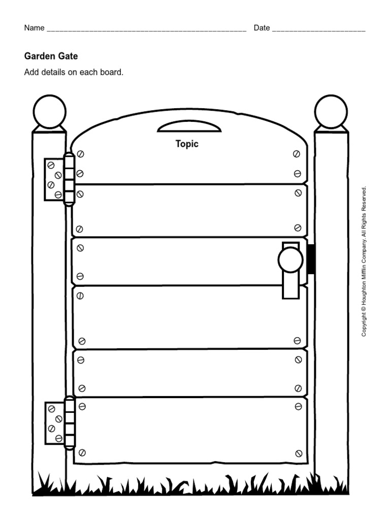 Garden Gate Pdf Pdf
