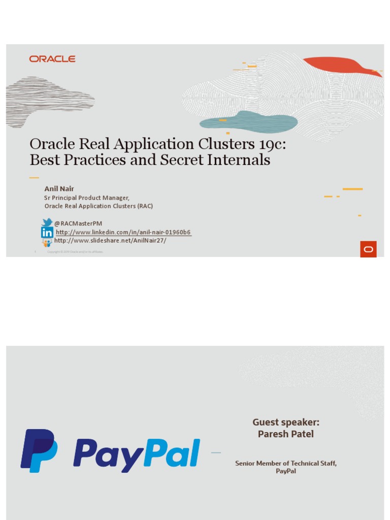 Oracle Real Application Clusters 19c: Best Practices and Secret Internals | PDF | Scalability ...