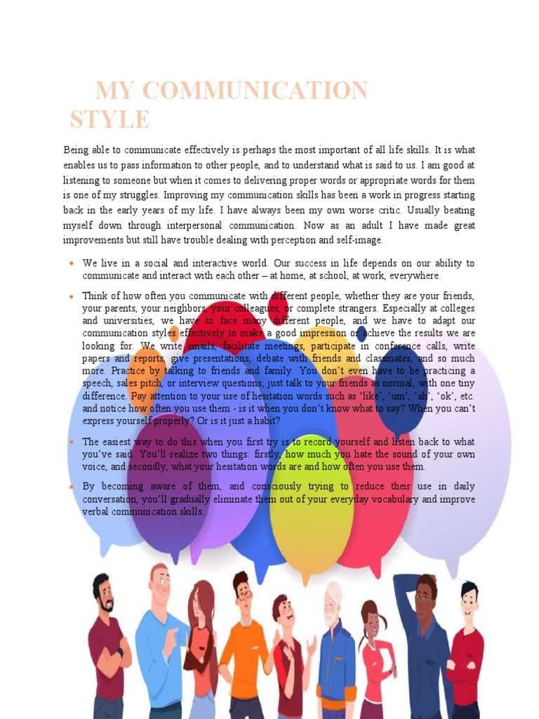 My Communication Style | PDF