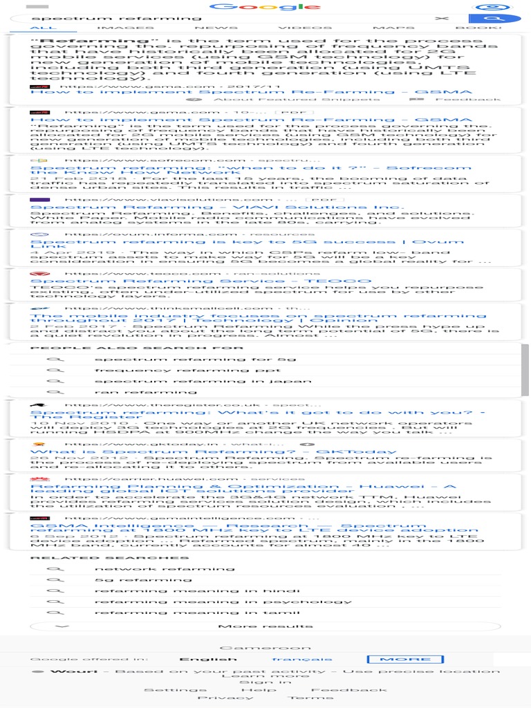 Spectrum Refarming in Telecom Explained | PDF | Lte (Telecommunication) | 3 G