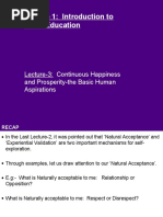 Chapter-3 (Basic Human Aspirations and Their Fulfilment) | PDF | Consciousness | Happiness