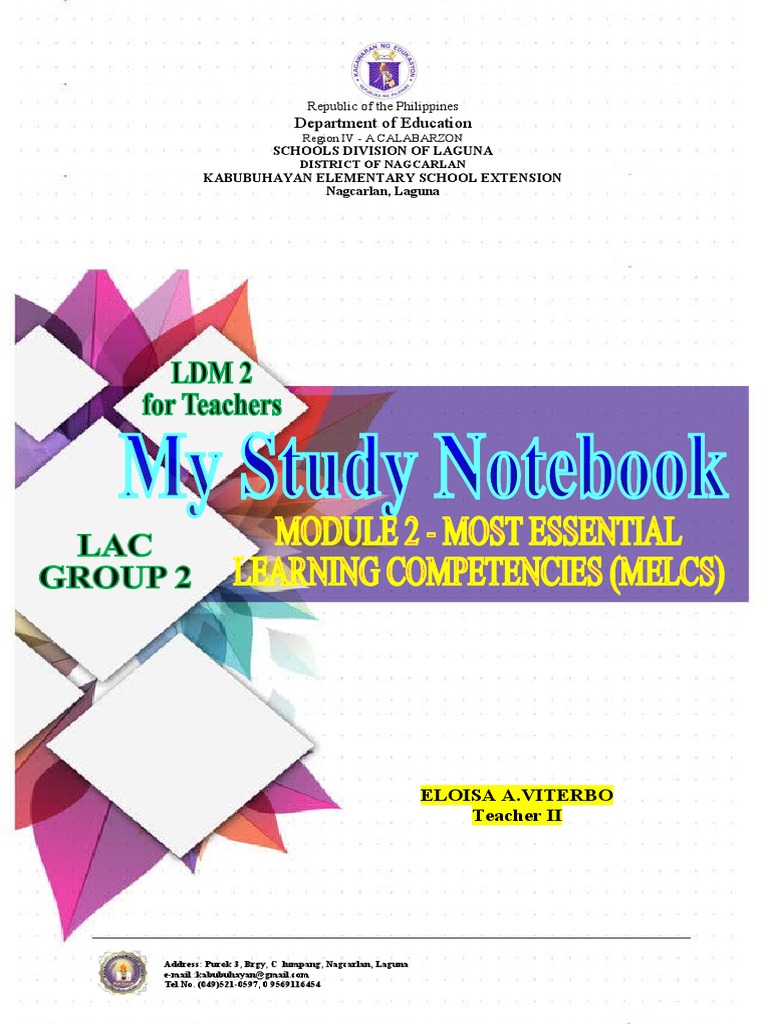 Viterbo - Module 2 LDM2 | PDF | Curriculum | Learning