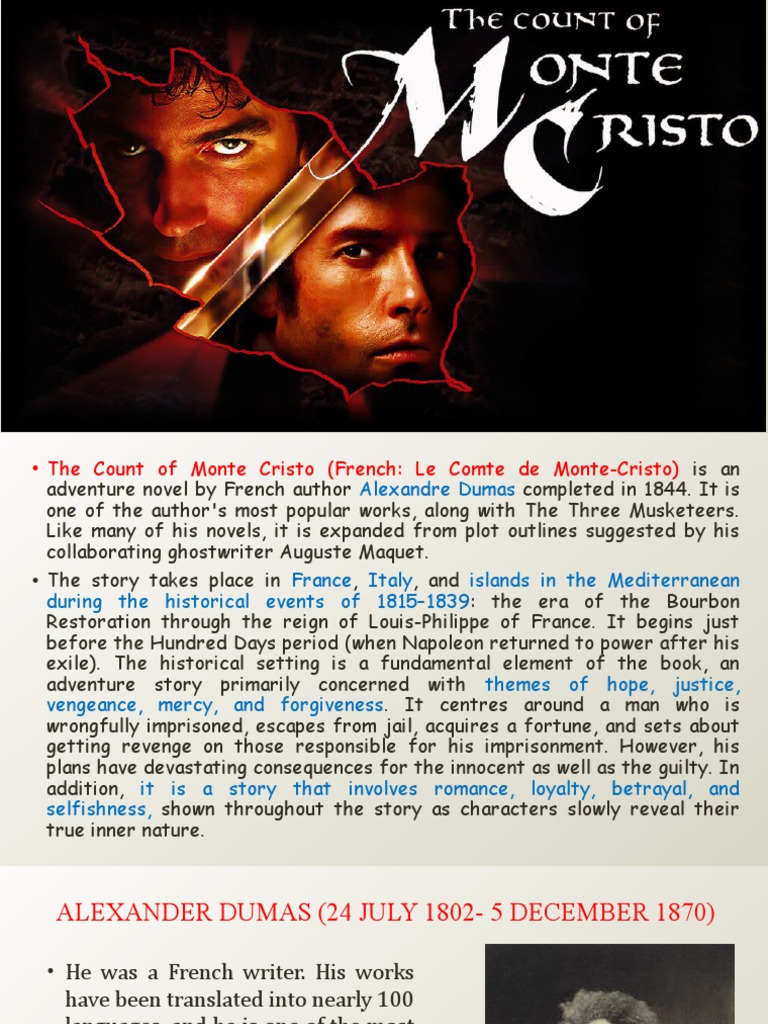 Count of Monte Cristo: Plot Summary | PDF | The Count Of Monte Cristo ...