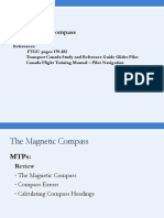 Magnetic Compass Error Explained | PDF | Compass | Force
