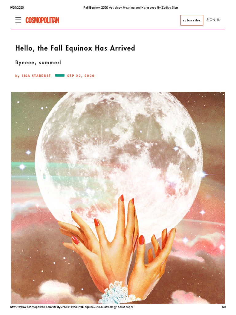 Byeeee, Summer!: by Lisa Stardust | PDF | Astrological Sign | Zodiac