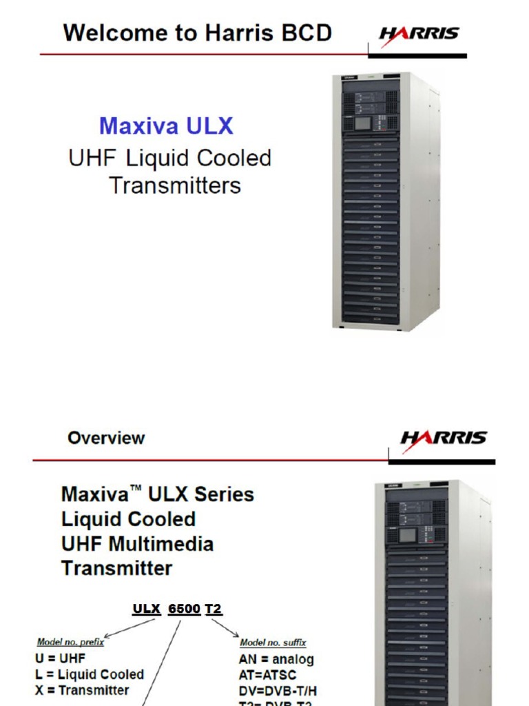DVB-T2 Harris Transmitter | PDF