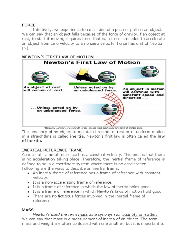 Newton's Three Law of Motion | PDF | Force | Newton's Laws Of Motion