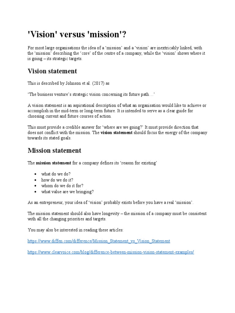 Mission and Vision | PDF | Human Rights | Economies