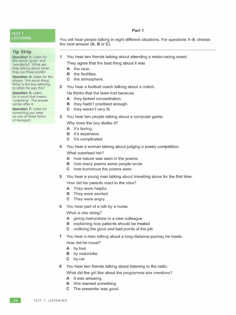 Extra Material Listening | PDF | Interview | Entertainment (General)