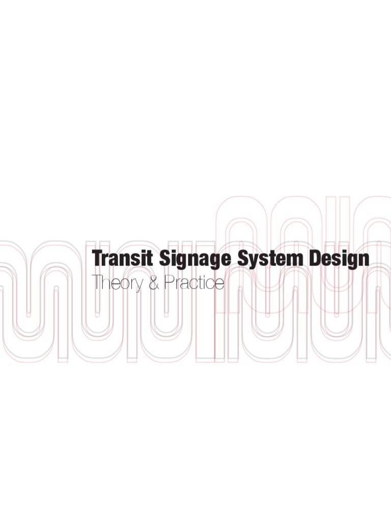 Transit Signage System Design | PDF | Public Transport | Brand