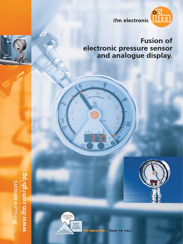 Fusion of Electronic Pressure Sensor and Analogue Display | PDF ...