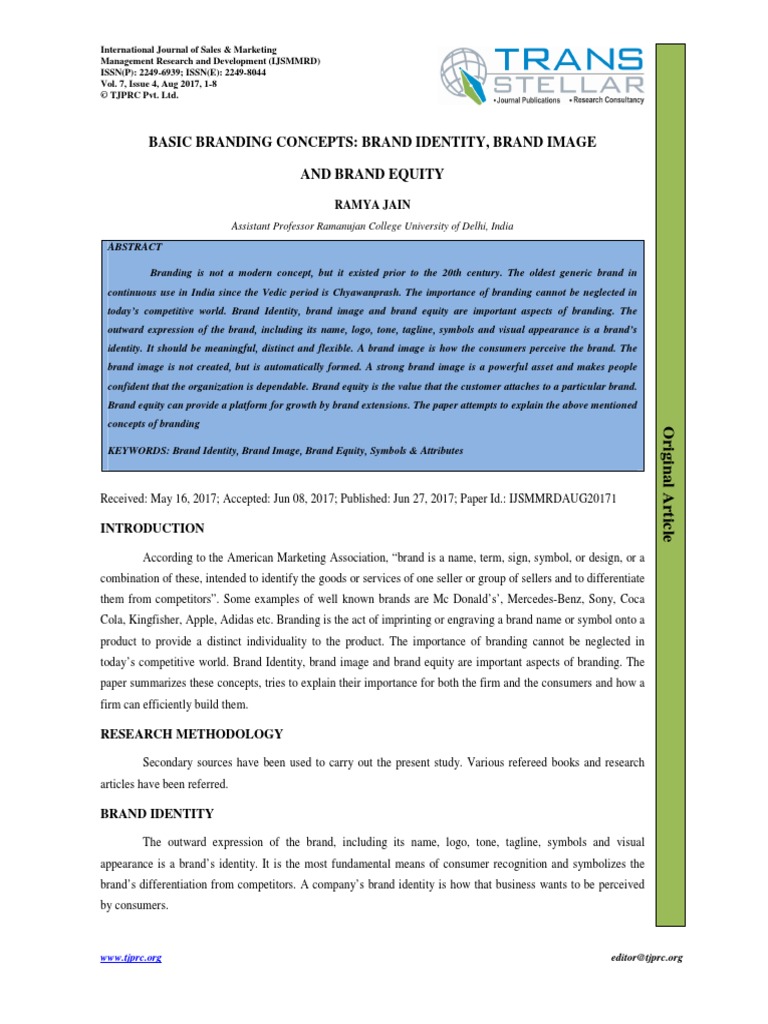 Basic Branding Concepts Brand Identity B PDF | PDF | Brand | Attitude ...