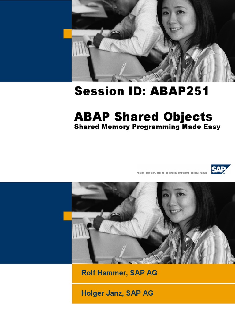 Abap Shared Objects Shared Memory Programming Made Easy Pdf Class 3245