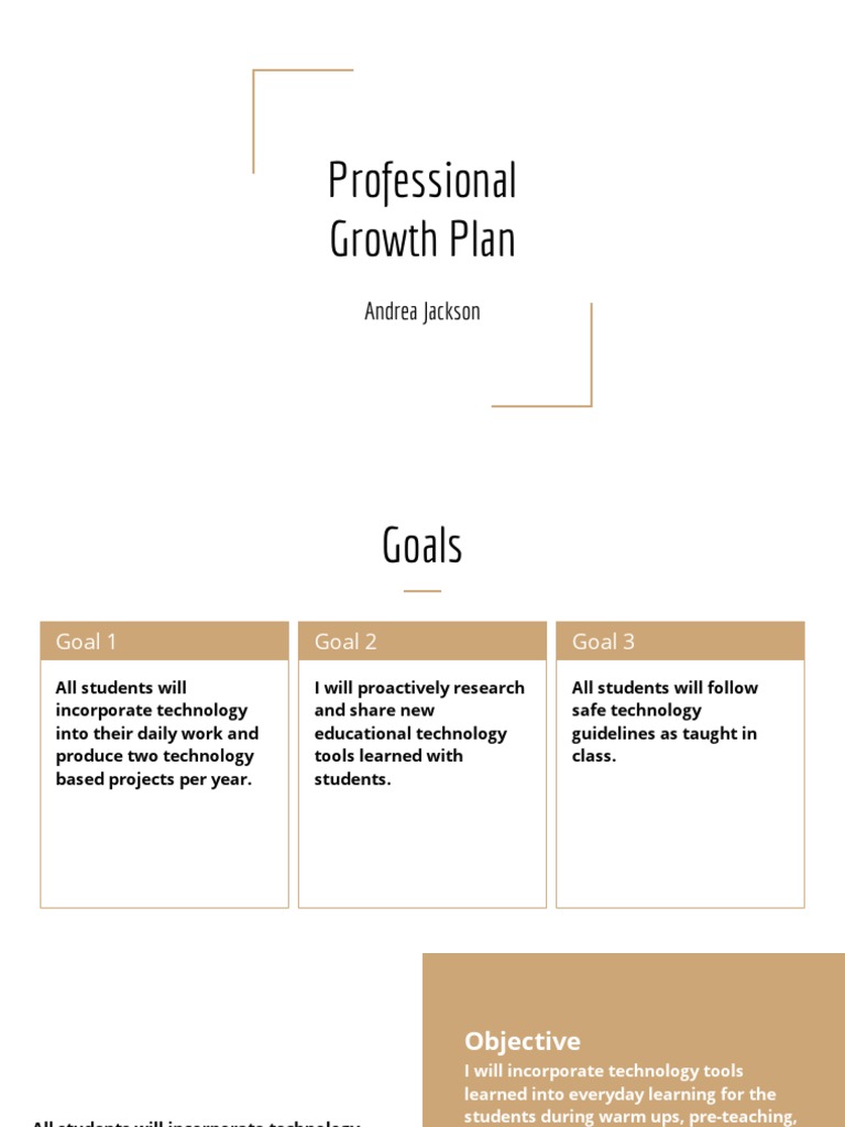 Professional Growth Plan | PDF | Educational Technology | Applied ...