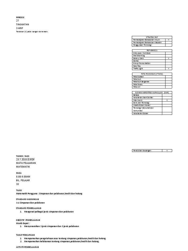 RPH Contoh PDF
