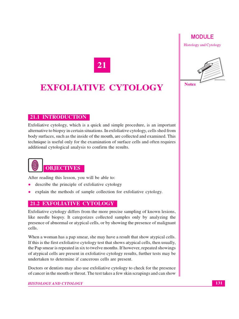 Exfoliative Cytology