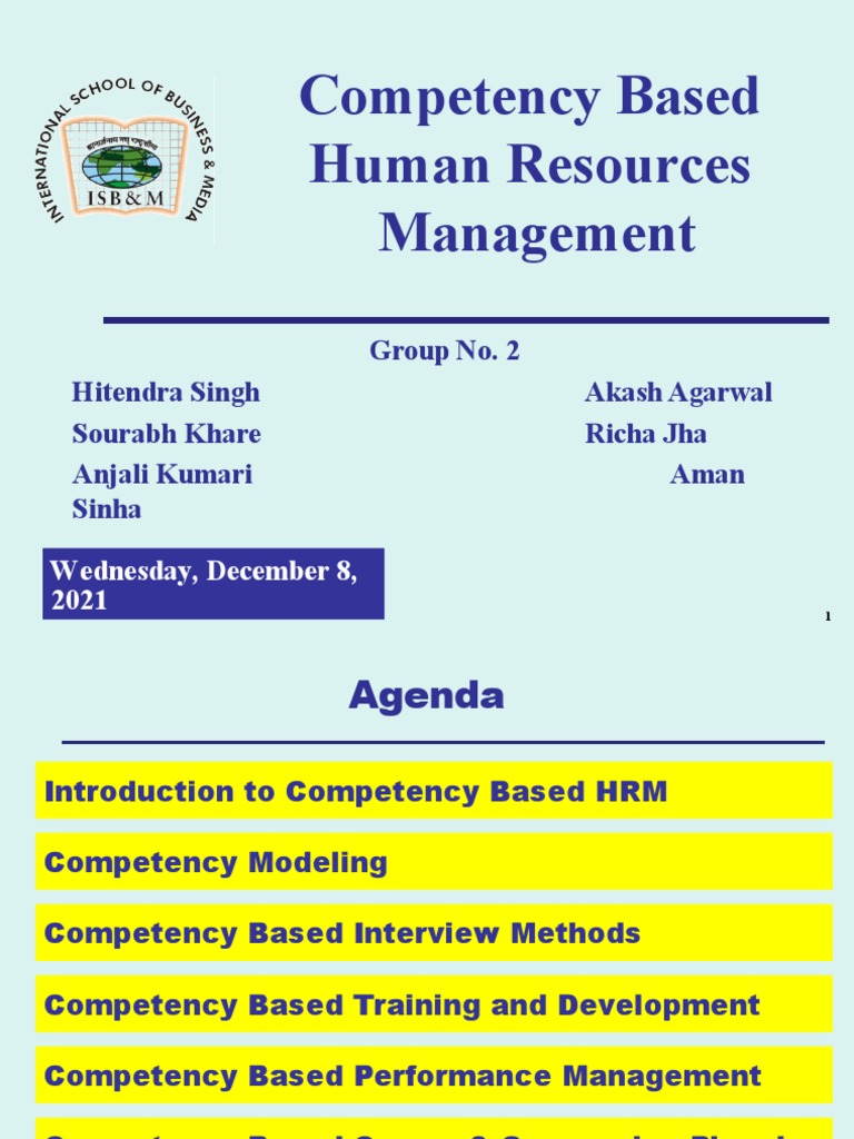Competency Based Human Resources Management | PDF | Competence (Human Resources) | Cognition