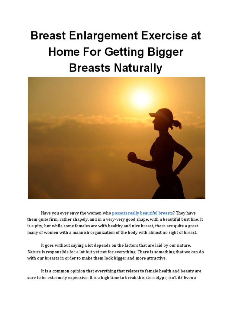 Breast Enlargement Exercises | PDF | Breast | Arm