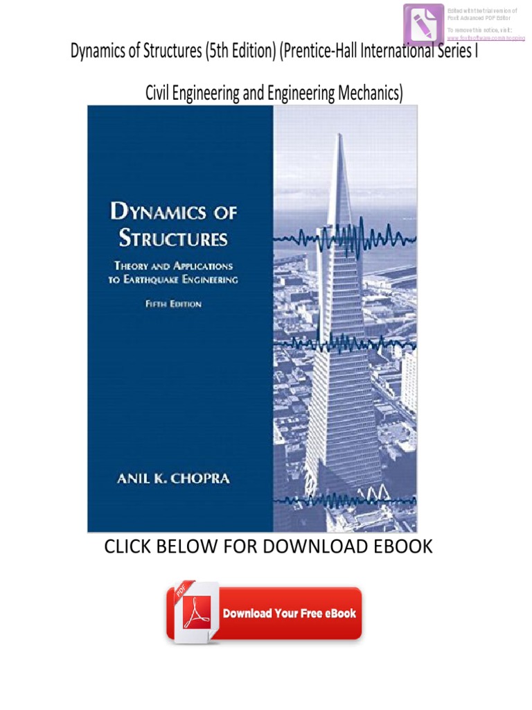 Dynamics of Structures 5th Edition PDF | PDF