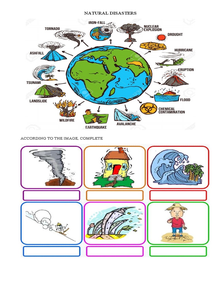 Natural Disasters: According To The Image, Complete | PDF