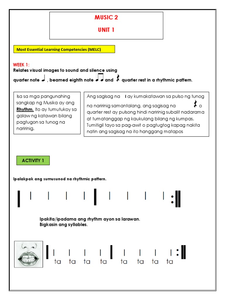 MAPEH 2 Module | PDF