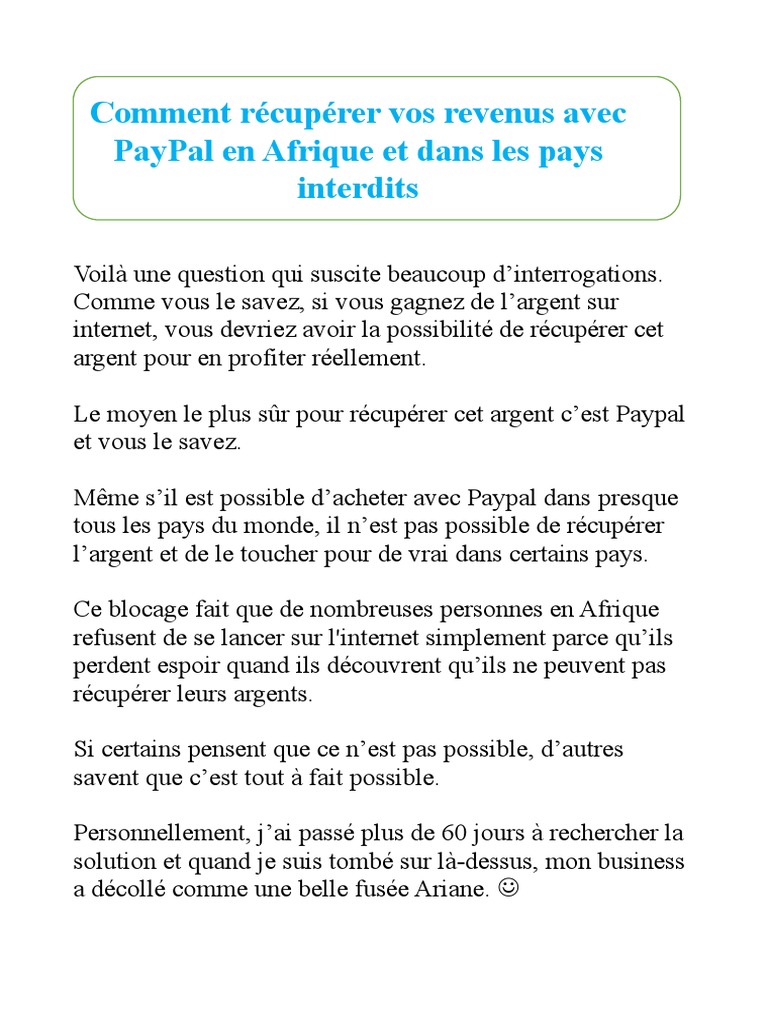 Guide PayPal PDF | PDF | PayPal | Visa Inc.